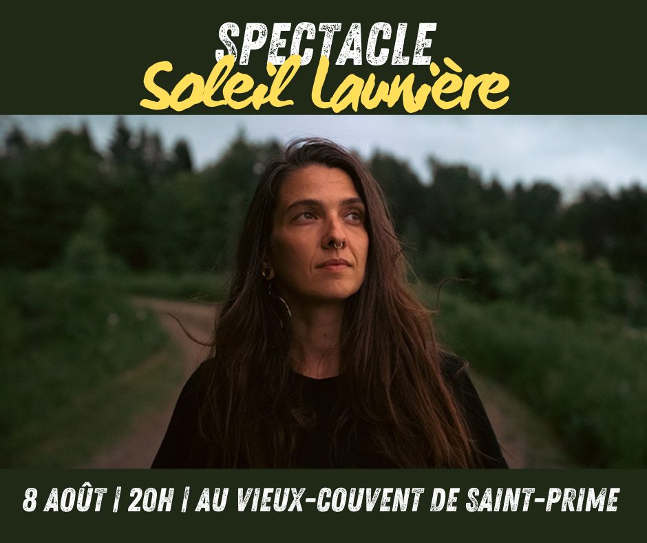 Soleil Launière en spectacle au Vieux-Couvent de Saint-Prime | CHUK 107 ...